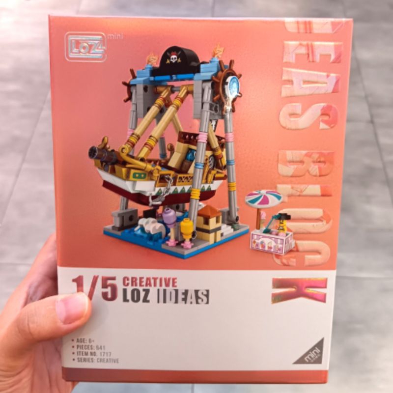 Jual BRICK LOZ MINI STREET CARNAVAL PIRATE SHIP | Shopee Indonesia