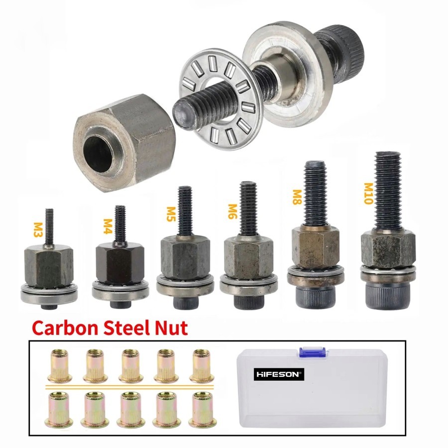 Jual Kepala Adapter Rivet Nut Gun Manual Bor Listrik M3 M4 M5 M6 M8 M10 ...