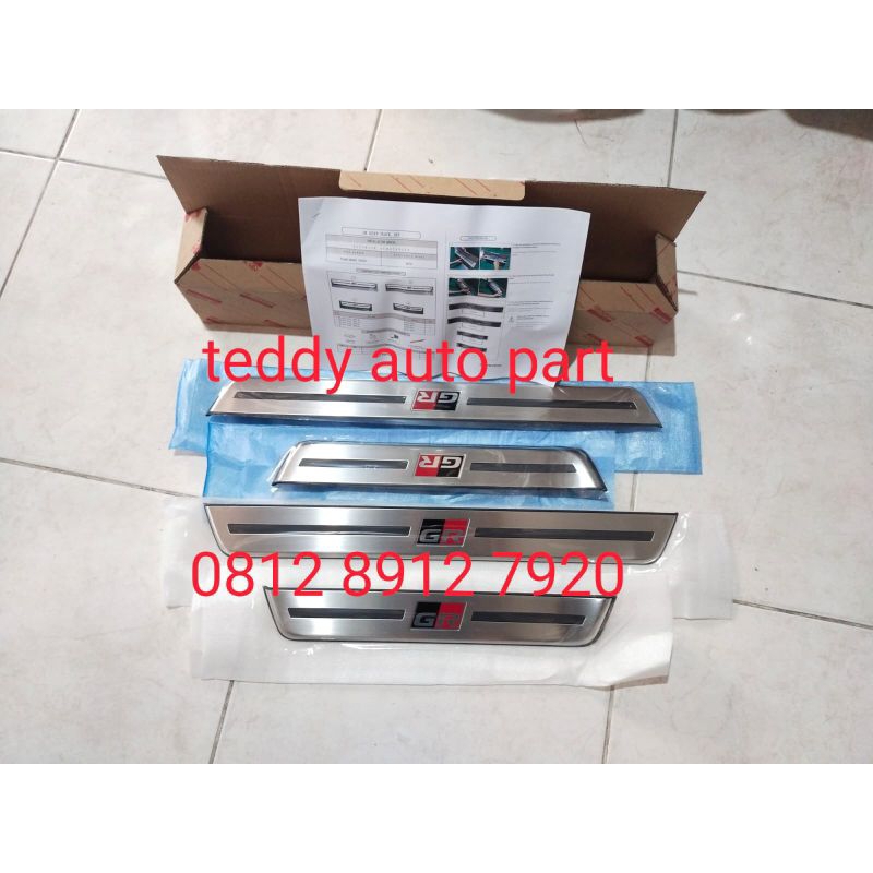 Jual scuff plate sill plate Fortuner gr sport set 4pintu 2021-2023 ...
