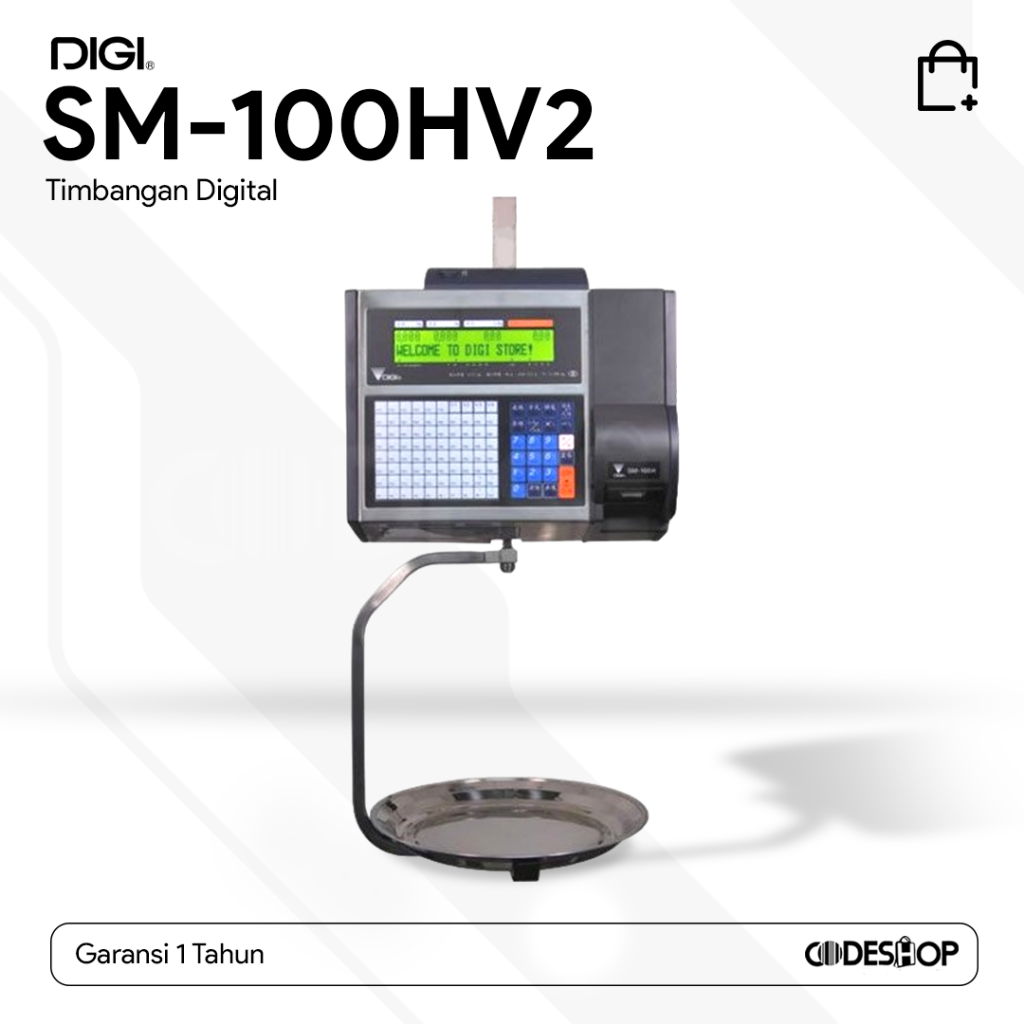 Jual Timbangan Digital Digi SM100HV2 Cetak Label Harga Barang | Shopee ...