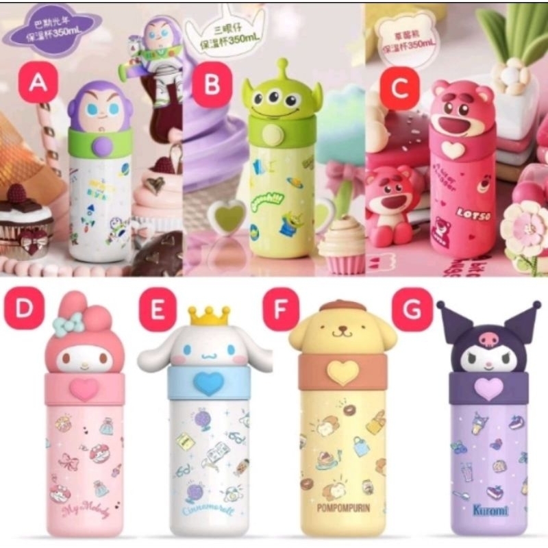 Jual Botol Minum Termos Disney Botol Minum Thermos Stainless Steel Karakter Botol Minum Sanrio ...