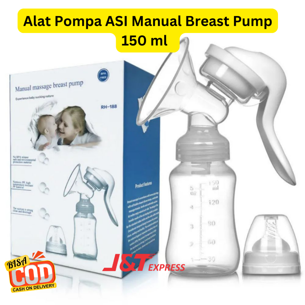 Jual Alat Pompa ASI Laktasi Manual Breast Pump 150 ml | Shopee Indonesia