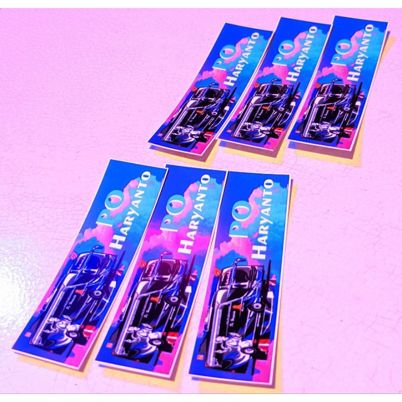 Jual Stiker Buss Po Haryanto High Quality Variasi Terbaru ( 40 Stiker ...