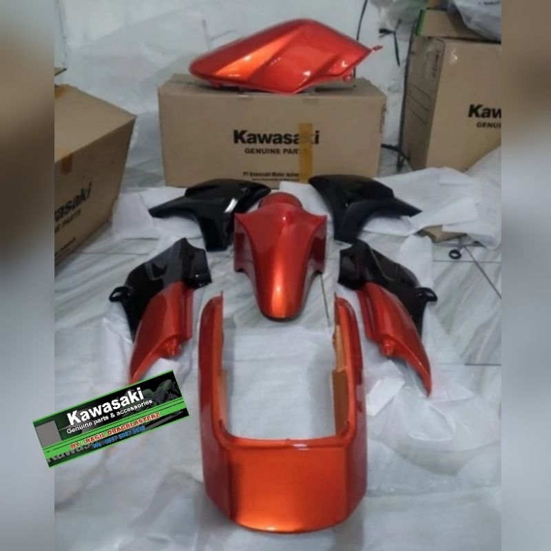 Jual Full body set ninja r ninja ss orange polos original Kawasaki | Shopee Indonesia