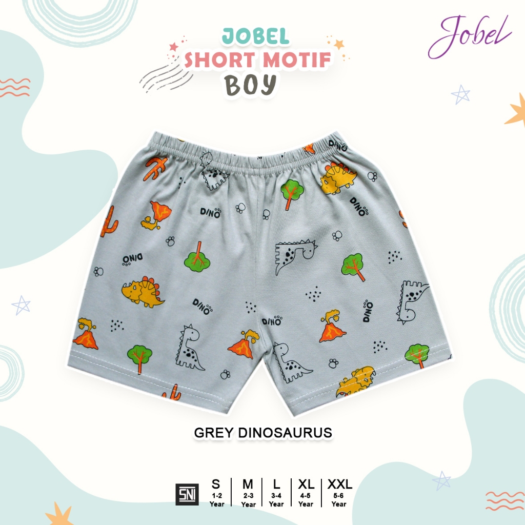 Jual KAZEL Jobel Short Motif Boy Edition (1 Pcs) 0-5 Tahun | Shopee Indonesia