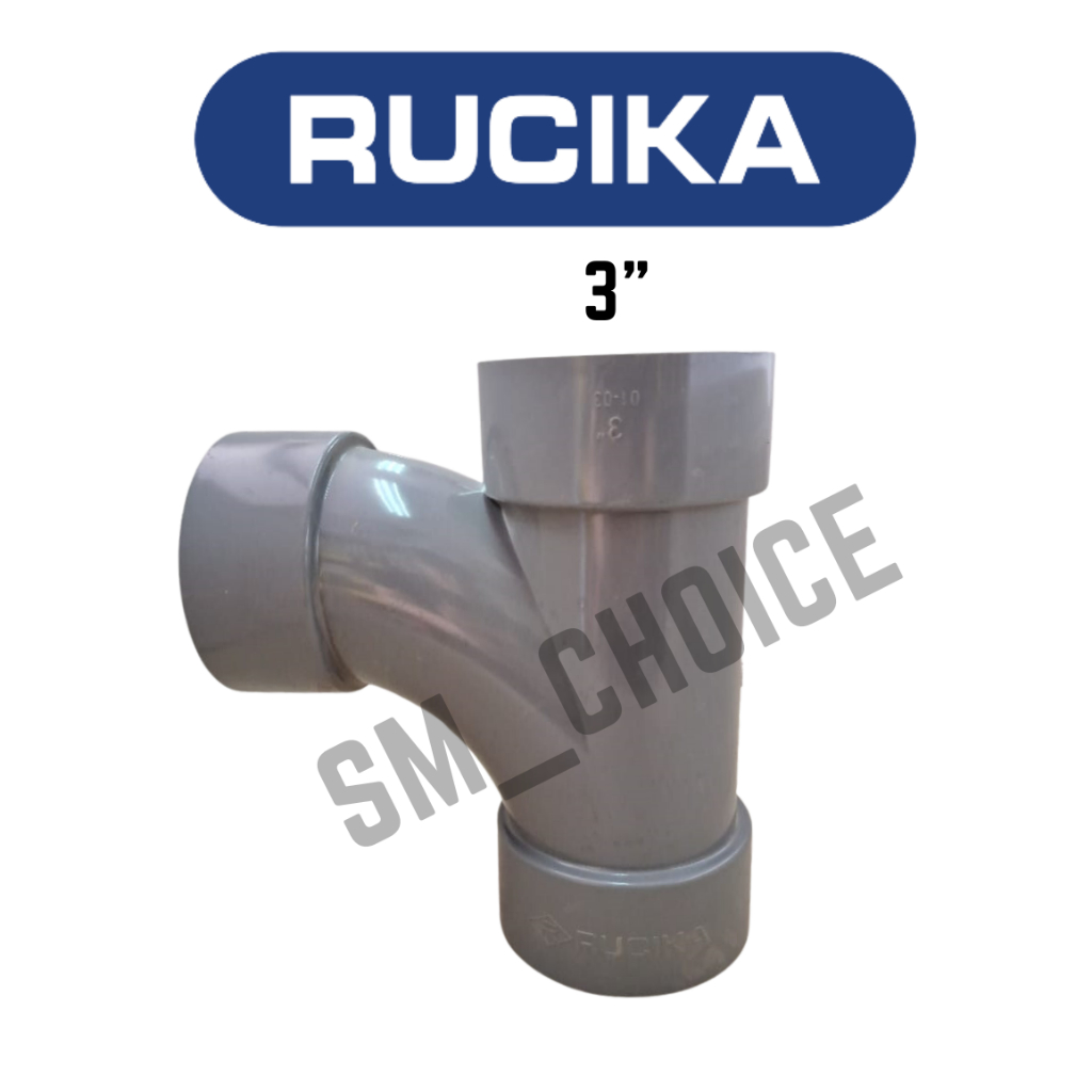 Jual RUCIKA TY 90 DERAJAT 3 INCH D TE Y 3" D RUCIKA T 90 LARGE RADIUS TEE 3 | Shopee Indonesia
