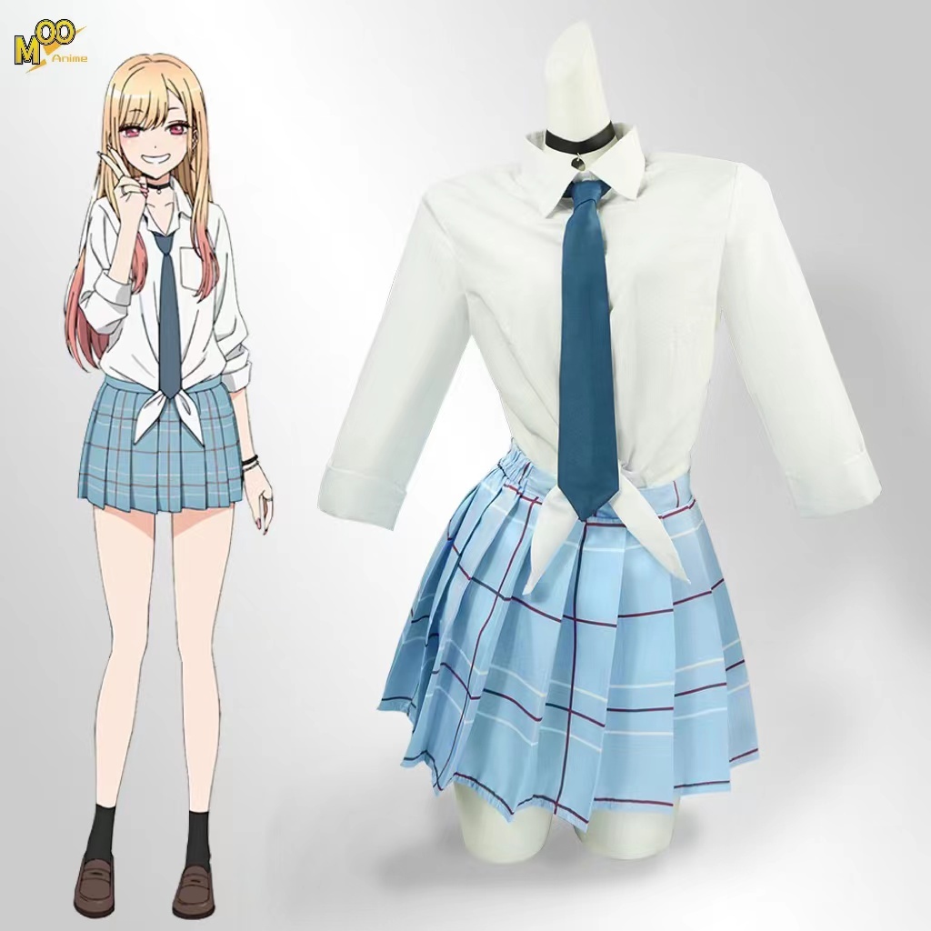 Jual Marin Kitagawa Cosplay My Dress Up Darling Costume JK School ...