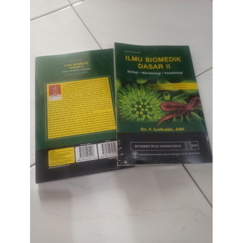 Jual Ilmu Biomedik Dasar 2 Biologi - Mikrobiologi - Parasitologi Untuk Keperawatan dan Kebidanan ...