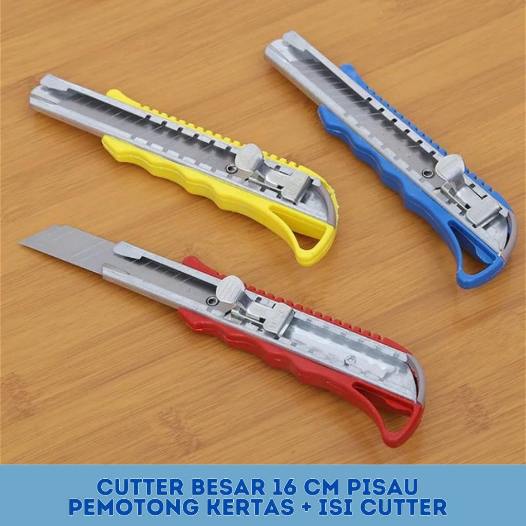 Jual Cutter Besar L500 Pisau Cutter Besi & Isi Cutter L150 Besar (isi ...