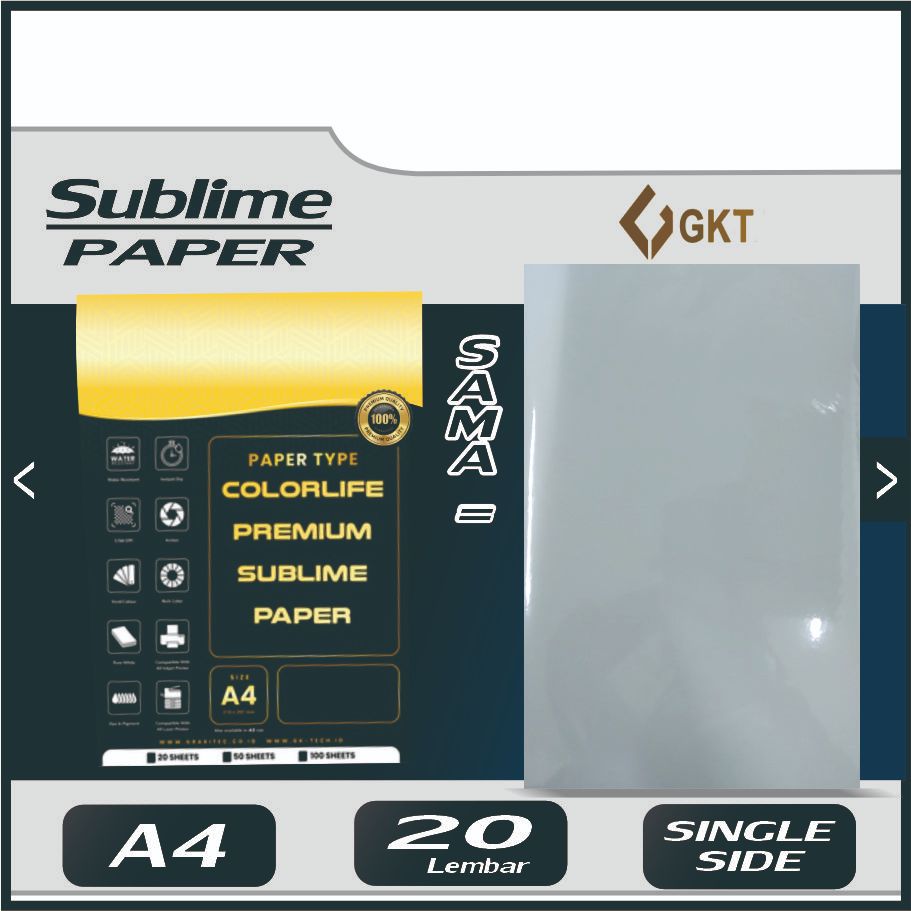 Jual Kertas Sablon Sublime / Inkjet A4 | Shopee Indonesia