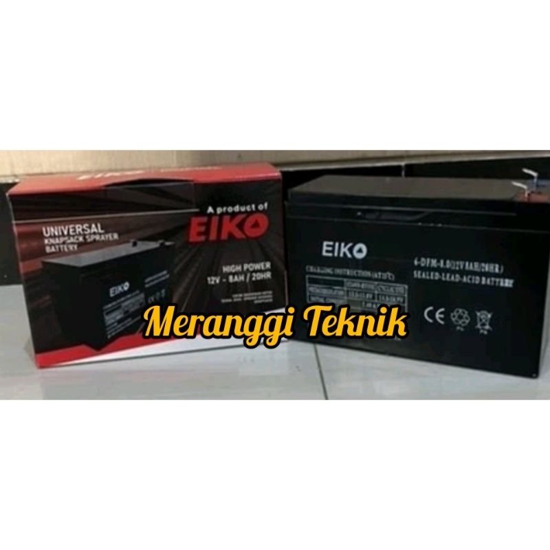 Jual id3585 Baterai Batte Aki accu 8AH 8 A 12 volt sprayer hama elektrik Eiko | Shopee Indonesia