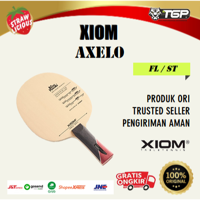 Jual Bat/Bet Blade Kayu Tenis Meja Pingpong Xiom Axelo Ori Impor Murah | Shopee Indonesia