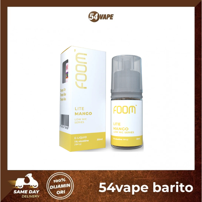 Jual Foom Lite Mango Salt Nic 30ml / 10mg | Shopee Indonesia