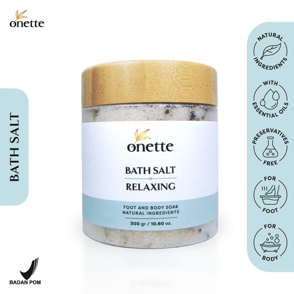 Jual Onette Natural Bath Salt with Essential Oil for Foot & Body 300 ...
