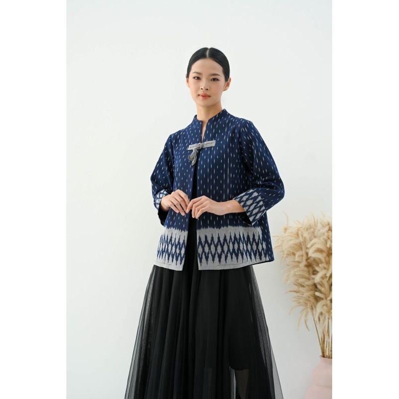 Jual outer tenun outer tenun blanket outer ethnic outer baju kantor ...