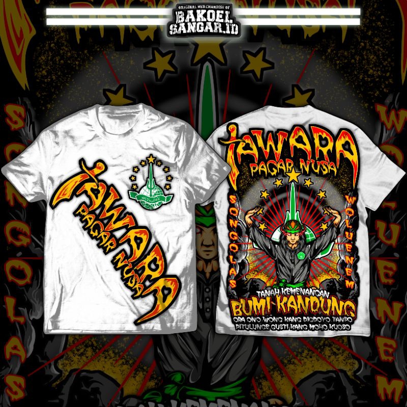 Jual Kaos JAWARA Pagar Nusa Warna Putih ( A2 FULL PUNGGUNG) Kaos Pagar ... Jual Kaos JAWARA Pagar Nusa Warna Putih ( A2 FULL PUNGGUNG) Kaos Pagar ...