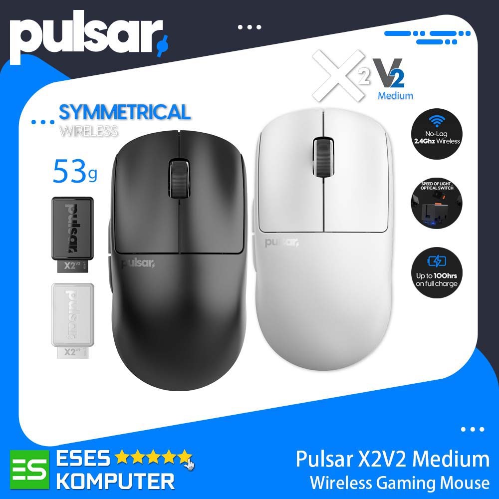 Jual Mouse Pulsar X2V2 / X2 V2 Wireless Medium Size 2 | Mouse Gaming ...
