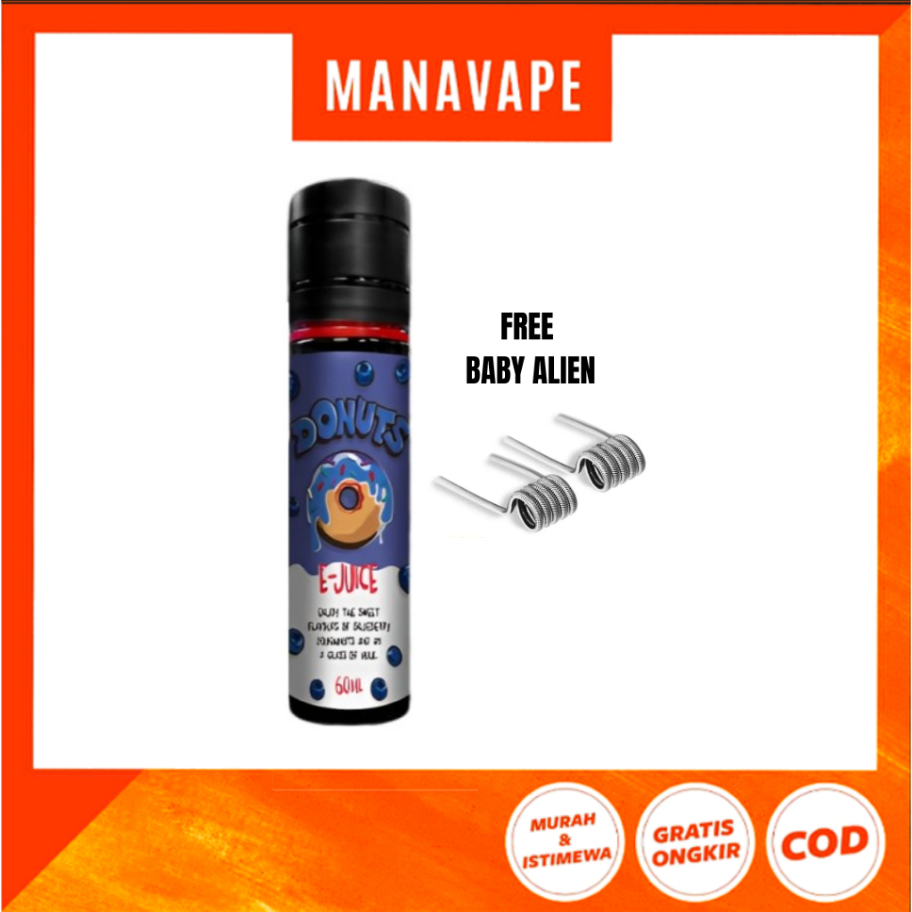 Jual Liquid Donuts Blueberry 60ml | Shopee Indonesia