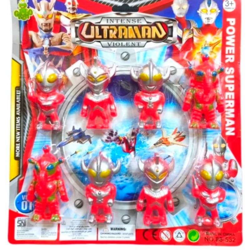 Jual Mainan Anak Ultraman Zero Mini isi 8 pcs | Shopee Indonesia