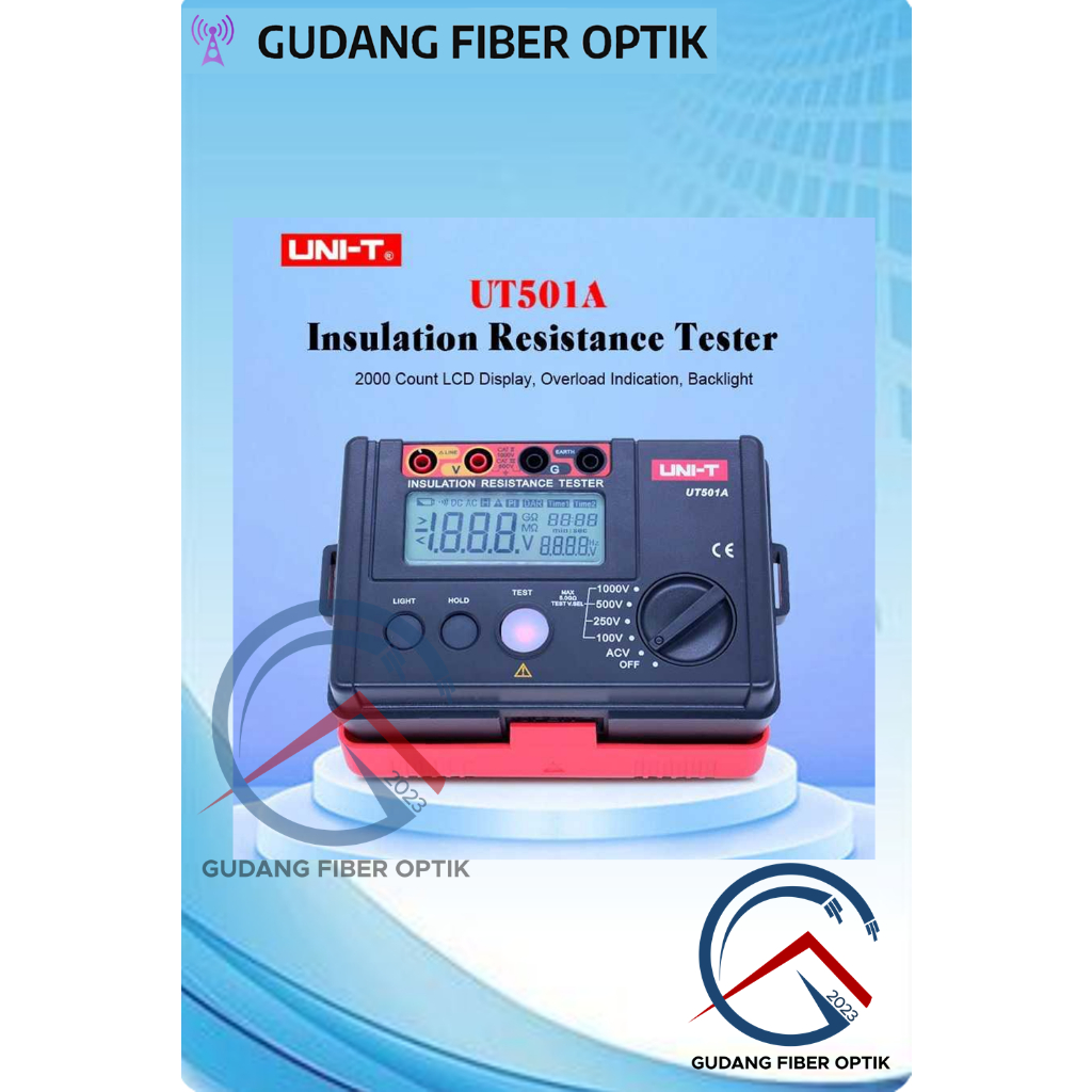 Jual Digital Insulation Resistance Voltage Tester 2000m Ohm UNI-T ...
