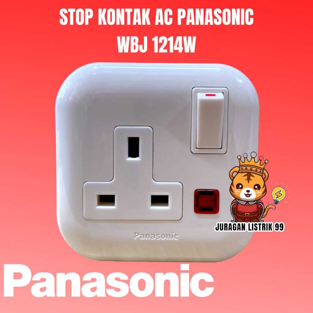 Jual PANASONIC STOP KONTAK AC WBJ1214W | Shopee Indonesia