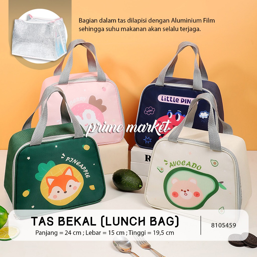 Jual Tas Bekal Tas Makanan Tahan Panas dan Dingin Tempat Bekal Makan ...