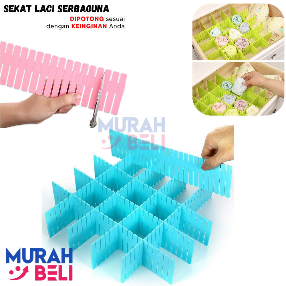 Jual MB Sekat Laci Organizer Penyekat Laci Set Isi 4 Papan Sekat ...