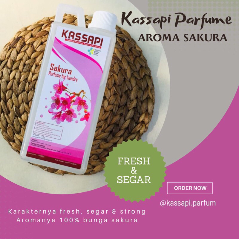 Jual Pewangi / Parfum Laundry Kassapi Sakura | Shopee Indonesia