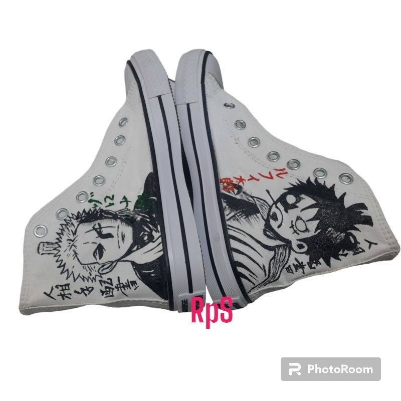 Jual Sepatu Anime Onepiece Luffy Zoro Wano 04 | Shopee Indonesia