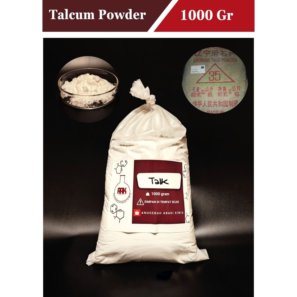 Jual Talk / Talcum Powder / Talc Liaoning 1kg | Shopee Indonesia