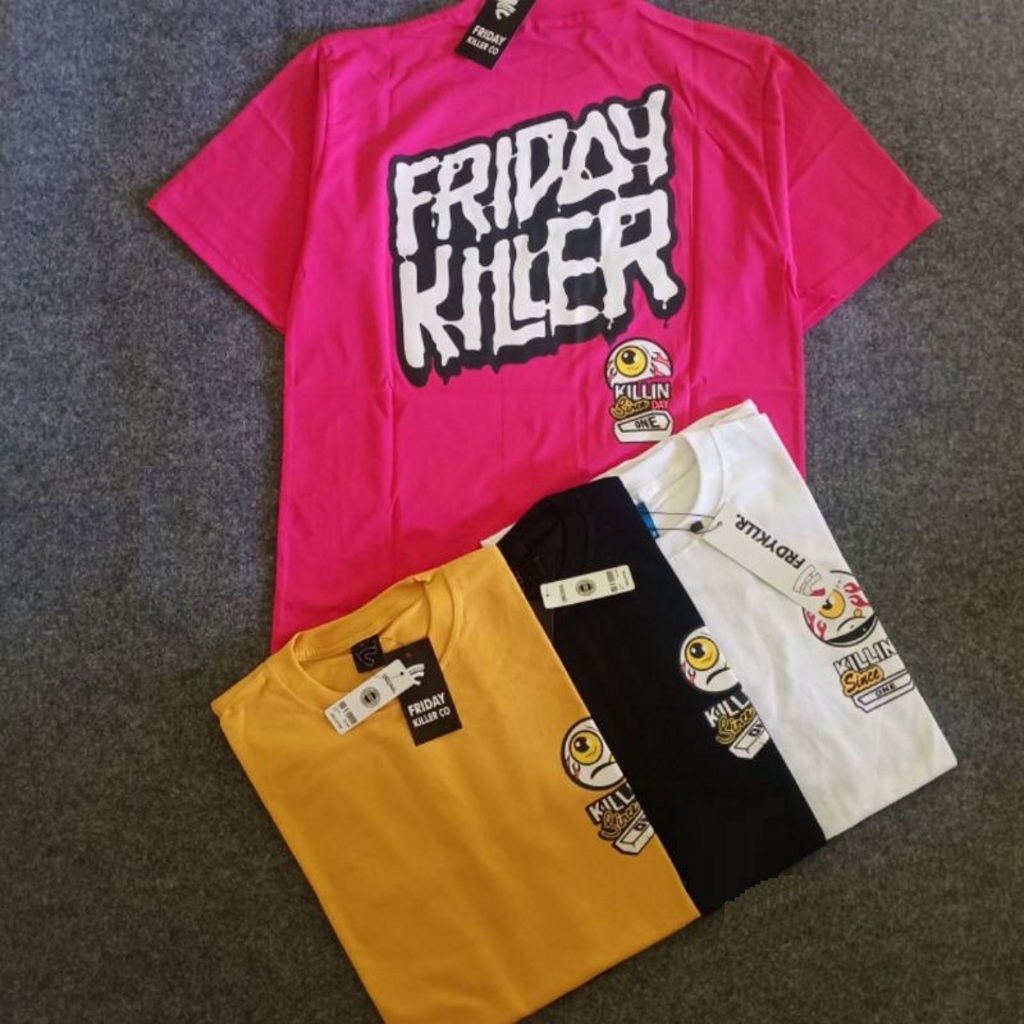 Jual FRIDAY KILLER Kaos Pria Wanita T-shit Distro Friday Killer ...