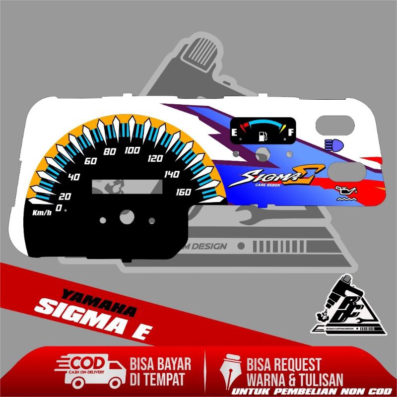 Jual Papan speedometer Sigma Panel spidometer custom Sigma | Shopee ...