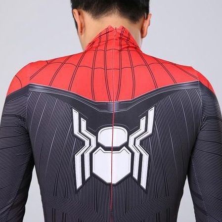 Jual Best Produk Kostum Spiderman Merah Hitam Baju Cosplay Superhero ...