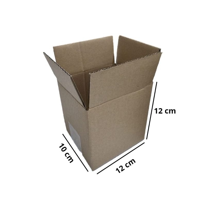 Jual KARDUS PACKING MURAH UKURAN 12x10x12 Coklat Polos | Shopee Indonesia