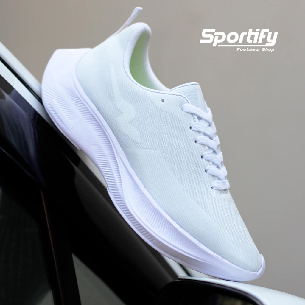 Jual Sepatu Sneakers Pria Original Putih Sepatu Lari Olahraga Cowok Casual Jogging Running Sport ...