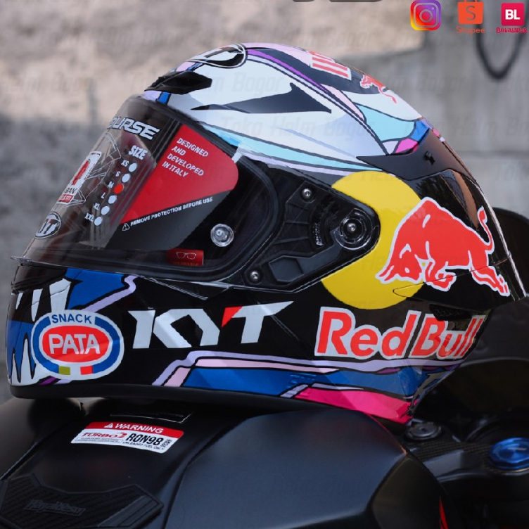 Jual HELM KYT TT Course Bastianini 2022 repaint HELM FULL FACE | Shopee ...