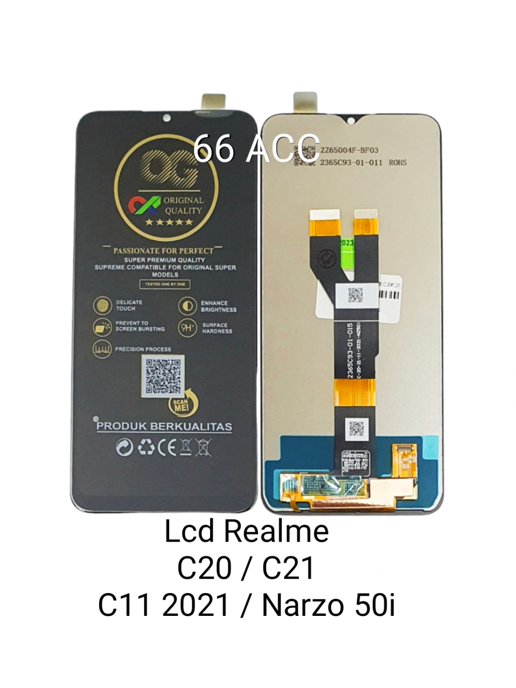 Jual Lcd Oppo Realme C20 / C11 2021 / C21 / Narzo 50i Fullset + Touchscreen | Shopee Indonesia