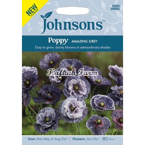 Jual Benih 3 Biji Bunga POPPY Amazing Grey | Shopee Indonesia