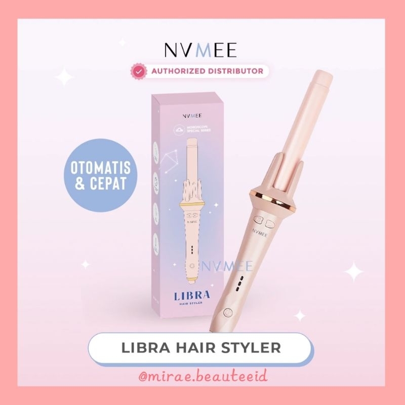 Jual NVMEE Libra Catokan Curly Automatic 28 mm | Shopee Indonesia