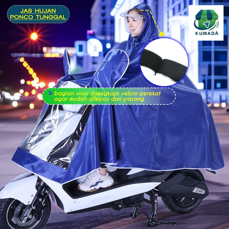 Jual Jas Hujan Motol Pria Dan Wanita Tebal Anti Angin Oxford Cloth Jas ...