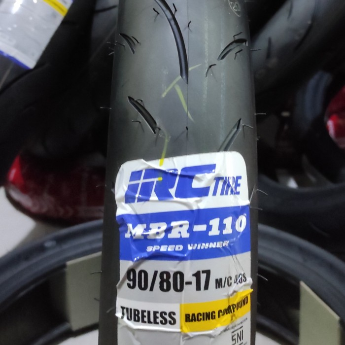 Jual BAN MOTOR RING 17 // IRC MBR 90/80-17 (RACE COMPOUND) TUBELESS ...