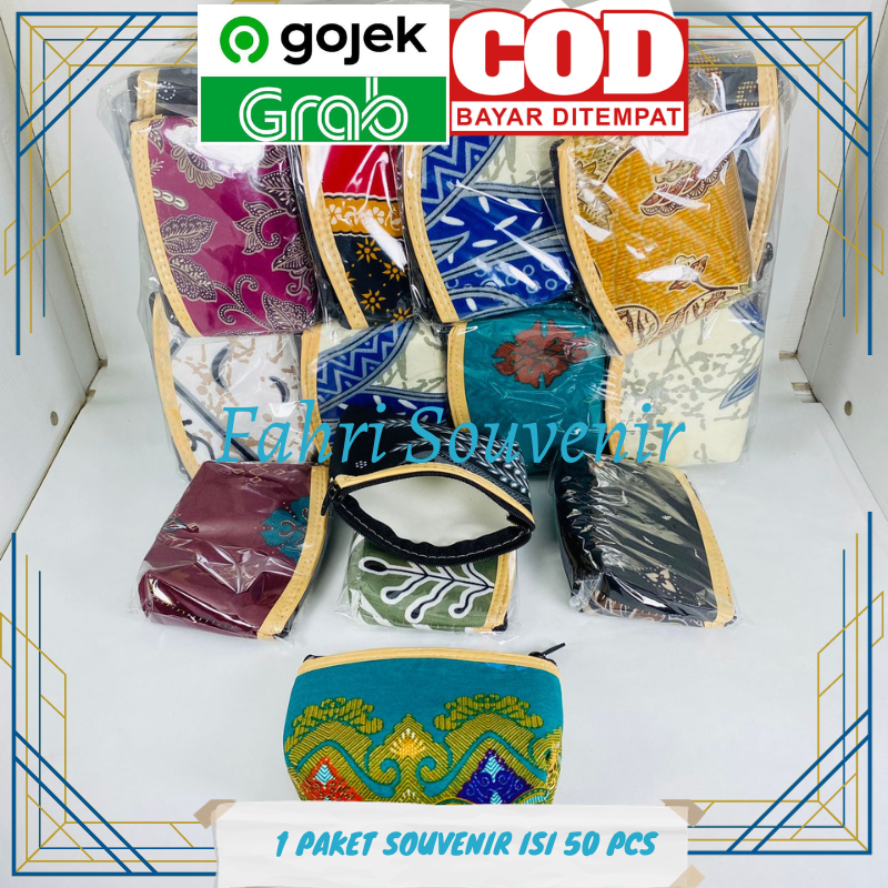 Jual Souvenir Pernikahan Dompet Motif Batik Kapal Kemasan Plastik isi 50PCS | Shopee Indonesia