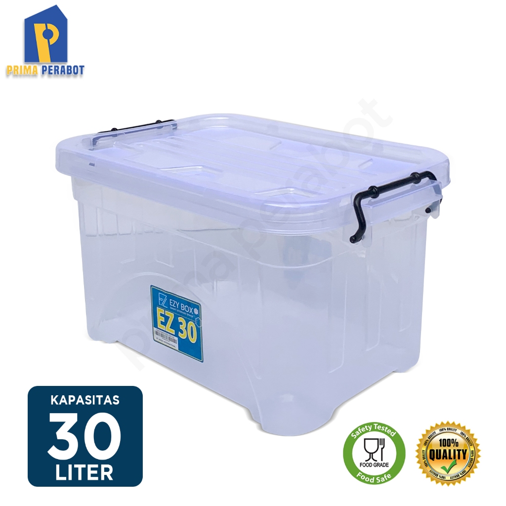 Jual Storage Box Multifungsi Box Container 30 L Transparan | Shopee ...