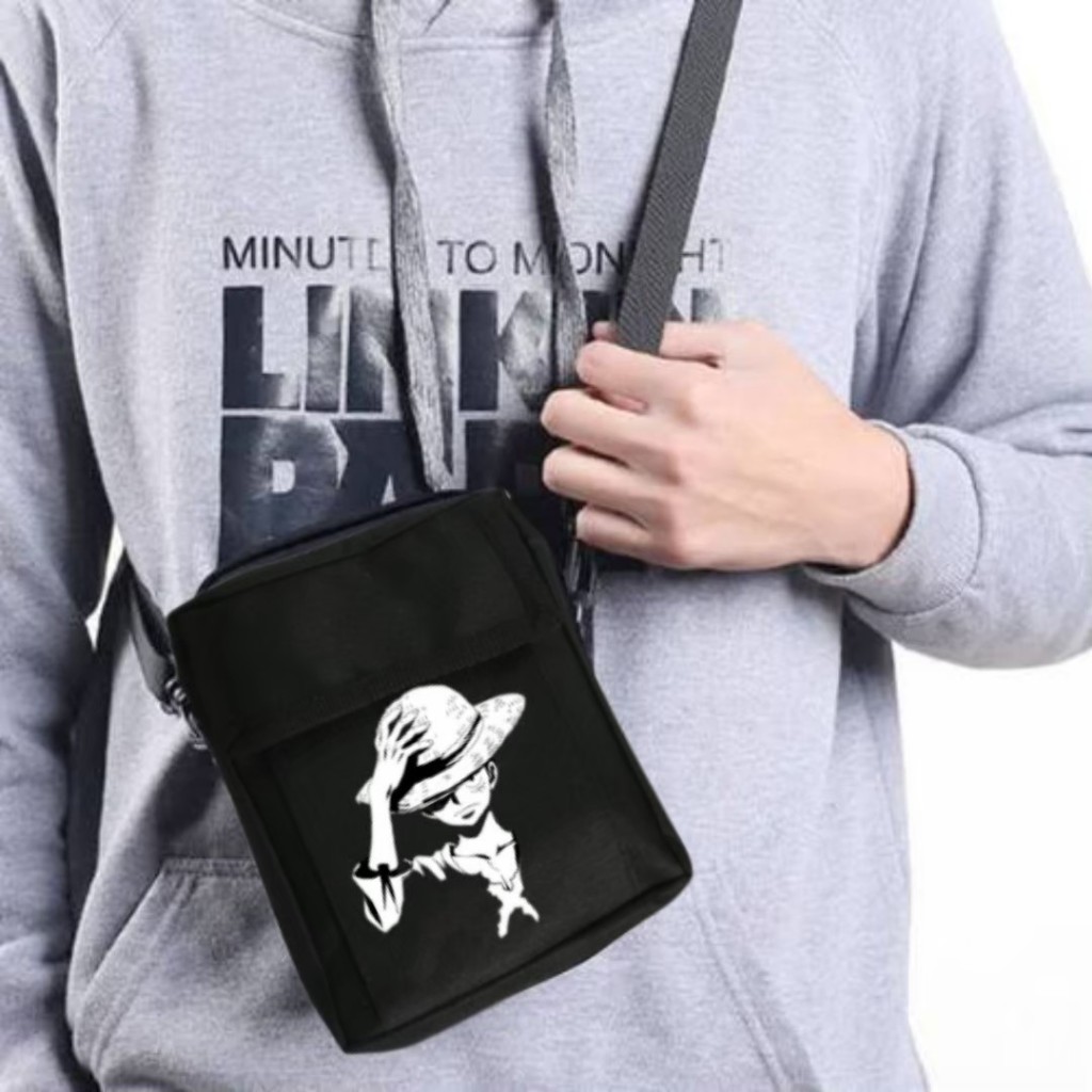 Jual Sling Bag Mini LUffy Tas Selempang Distro Mini Bag Pria | Shopee ...