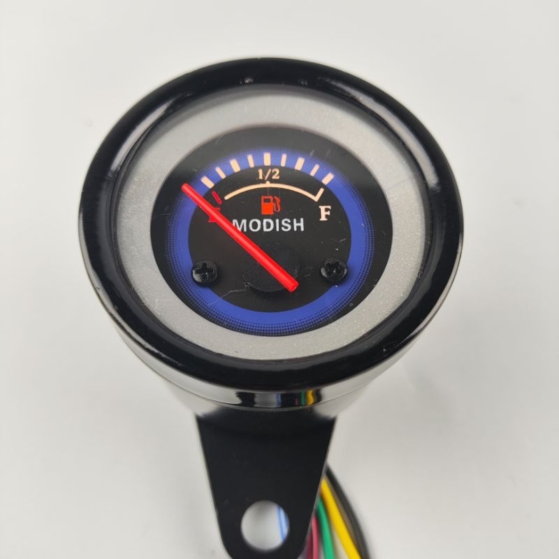 Jual Speedometer Bulat Amper Bensin Led Jarum Fuel Meter Bensin Analog ...