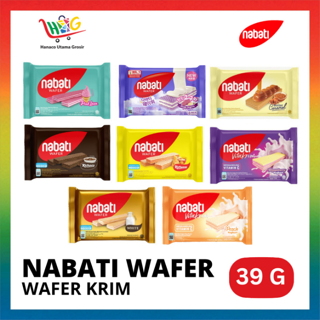 Jual NABATI Wafer All Varian 39g | Shopee Indonesia