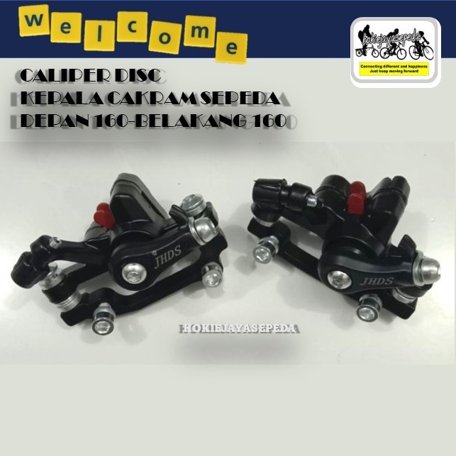 Jual Caliper Depan - Belakang Kepala rem disc mechanic untuk cakram rotor sepeda 160mm | Shopee ...