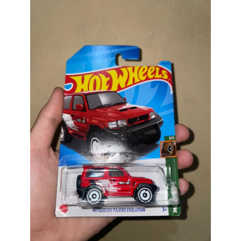 Jual Hot Wheels Mitsubishi Pajero Evolution - Merah | Shopee Indonesia