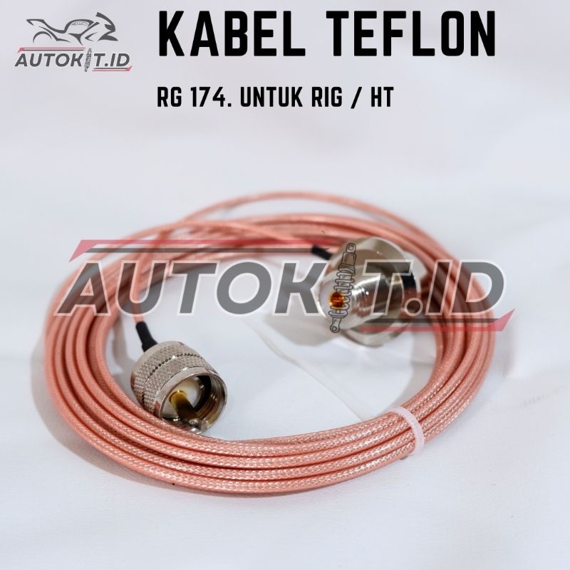 Jual KABEL TEFLON RIG / HT RG174 PANJANG 5 METER | Shopee Indonesia