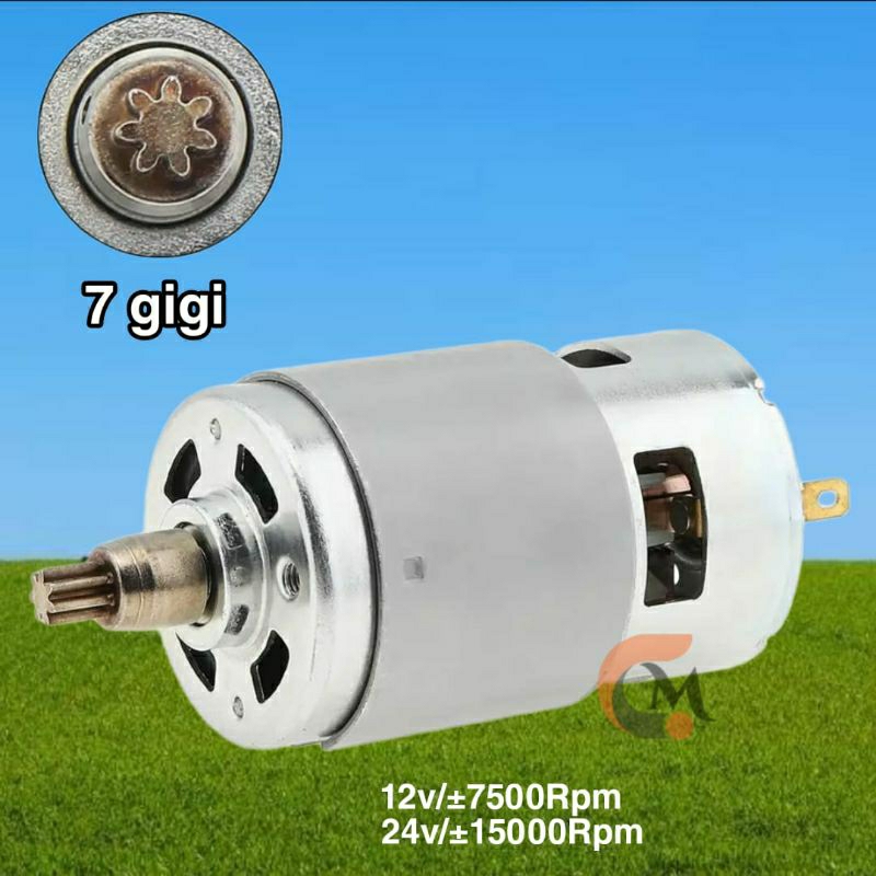 Jual Dinamo DC Motor 775 Gear Gigi 7 Impact Wrench | Shopee Indonesia